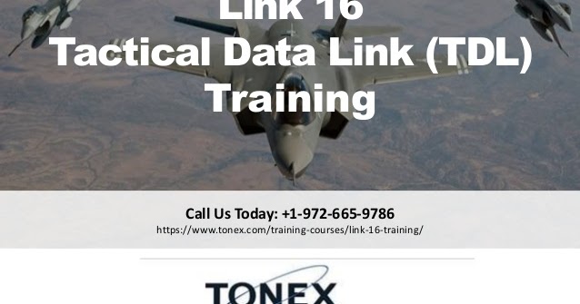 Link 16 Training, Courses, Tactical Data Link (TDL) Training