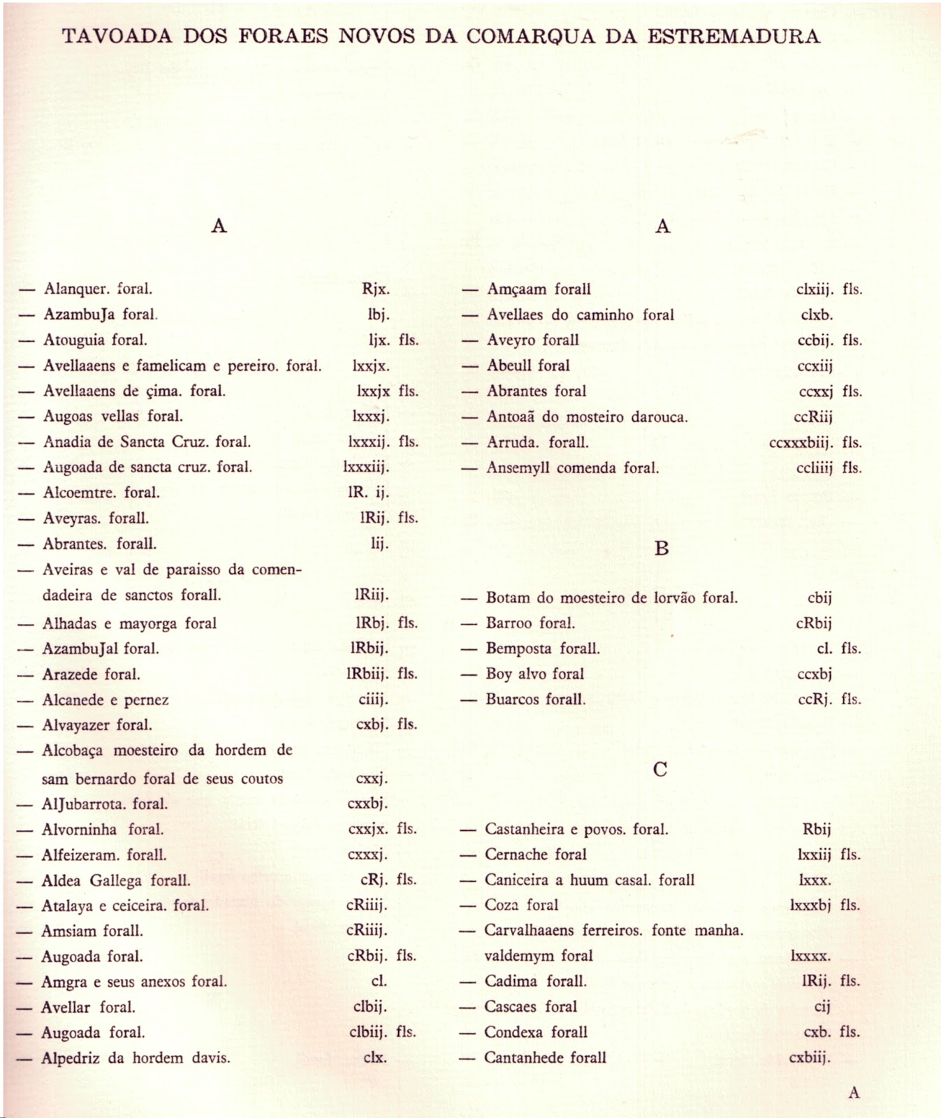 Covilhã - Subsídios para a sua História: Covilhã - Os Forais e a ...