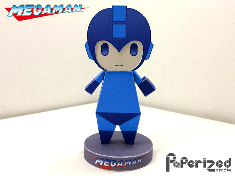 Mega Man Papercraft | Paperized Crafts