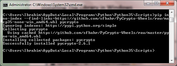 Ibrahim Blog: Python: Using PyCrypto Library, Part 1