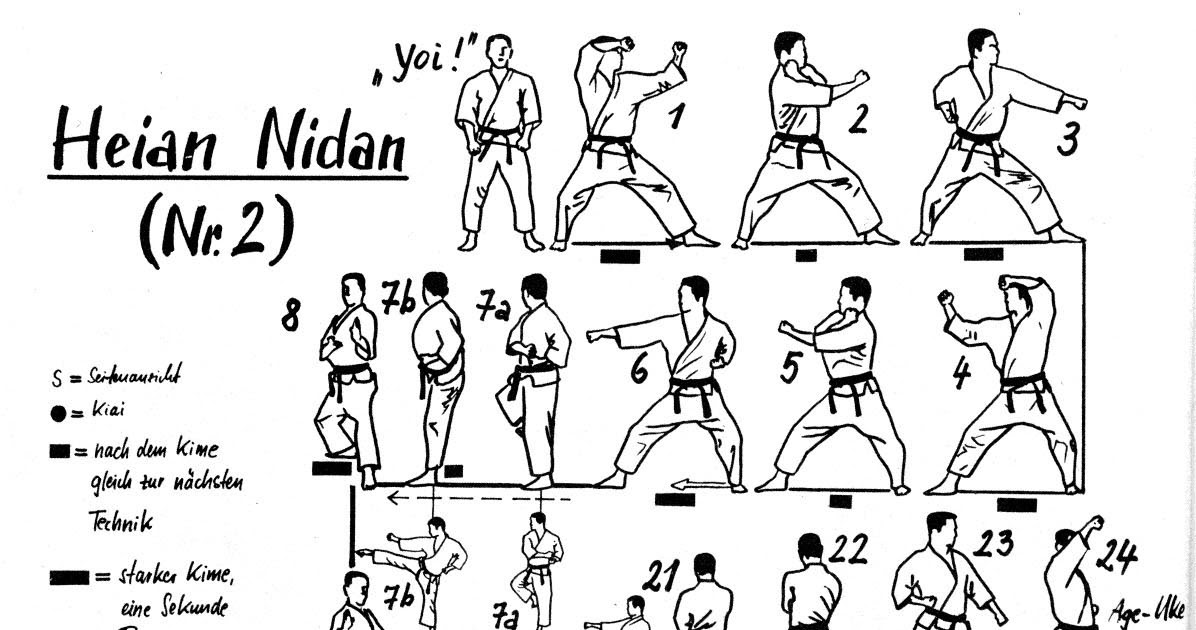 Karate Kata White Belt Karate Heian Shotokan Katas Shodan, 48% OFF