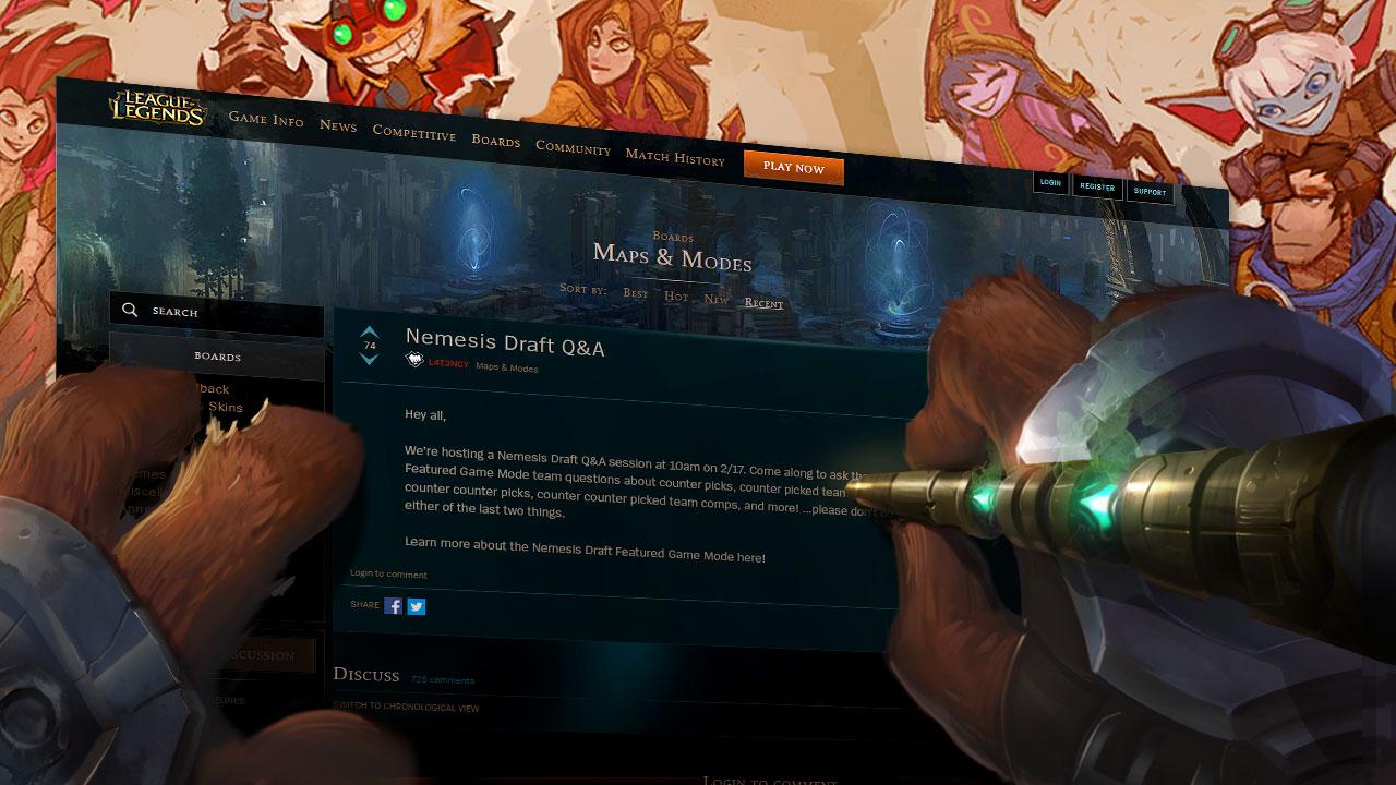 Surrender at 20: Red Post Collection: Nemesis Draft Q&A on Feb 17th ...