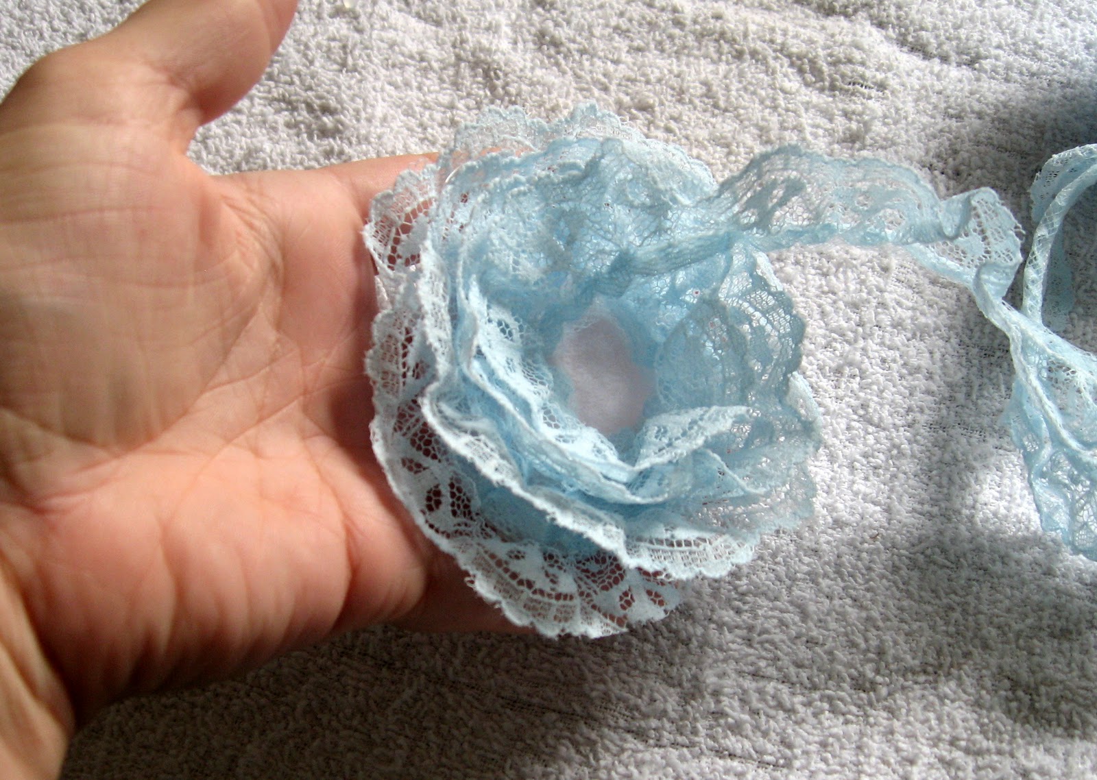 Crafts After College: Lace Rose