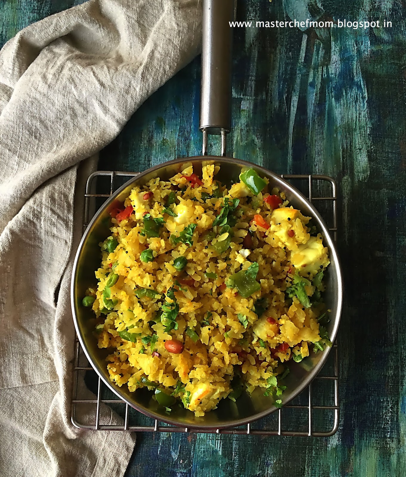 MASTERCHEFMOM: Masala Poha | Masala Aval Upma | How to make Masala Poha ...