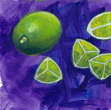Paul Curtis Art Blog: StillLife_Limes