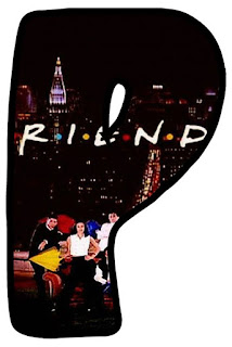 Friends Sitcom Letter. Abecedario de la Serie Friends. - Oh my Alfabetos!