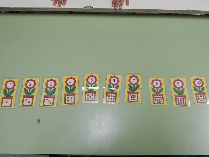 Trabajando en Educación Infantil: Contando flores