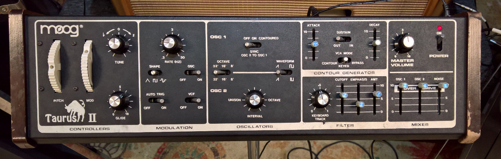 MATRIXSYNTH: Moog Taurus II Model 343A Bass Synthesizer Pedals (81-83 ...