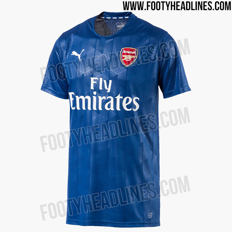 Three New Arsenal 2018 Pre-Match Jerseys Released - Footy Headlines