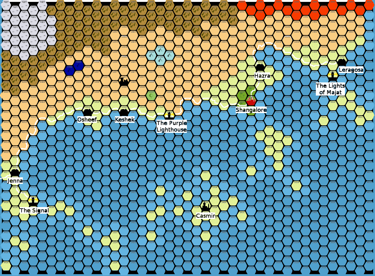 Goblin Punch: Hexcrawl: Abasinia