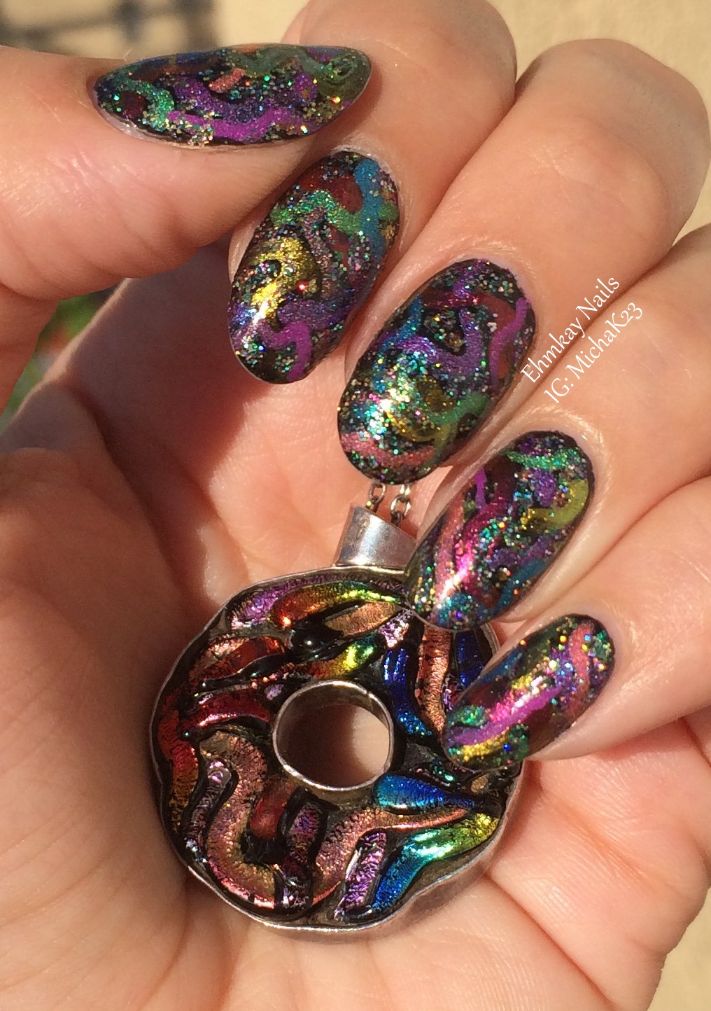 ehmkay nails: Nail Art Inspired by Jewelry: Round 3