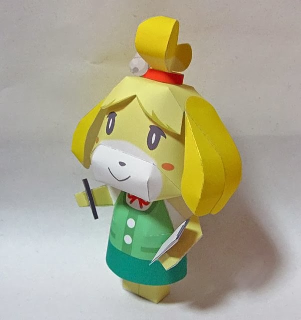 Papercraft Animal Crossing Shizue - Papercraft4u | Free Papercrafts ...