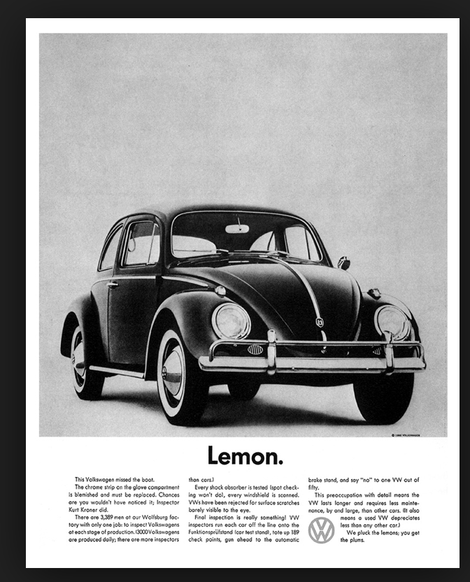 Cindi S Naugle: EOC: Week 1 VW Lemon