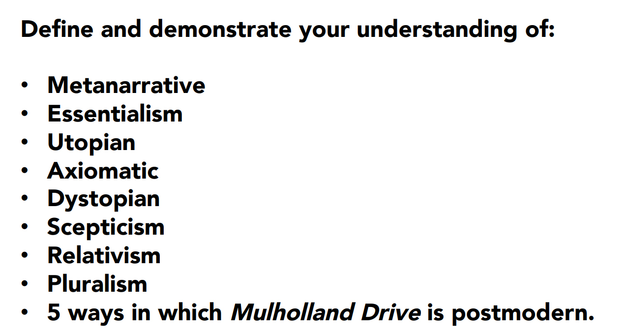 Alex Park - Computer Animation Arts, UCA Rochester: Post Modernism ...