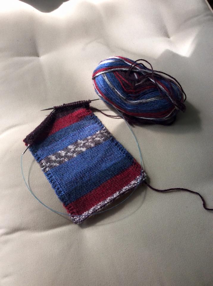 Feathers in the Nest: Yarn Bee from Hobby Lobby FAIR ISLE Knit Scarf