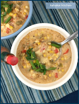 Kahakai Kitchen: Creole Corn Chowder: Smoky, Spicy and Creamy (& Vegan ...