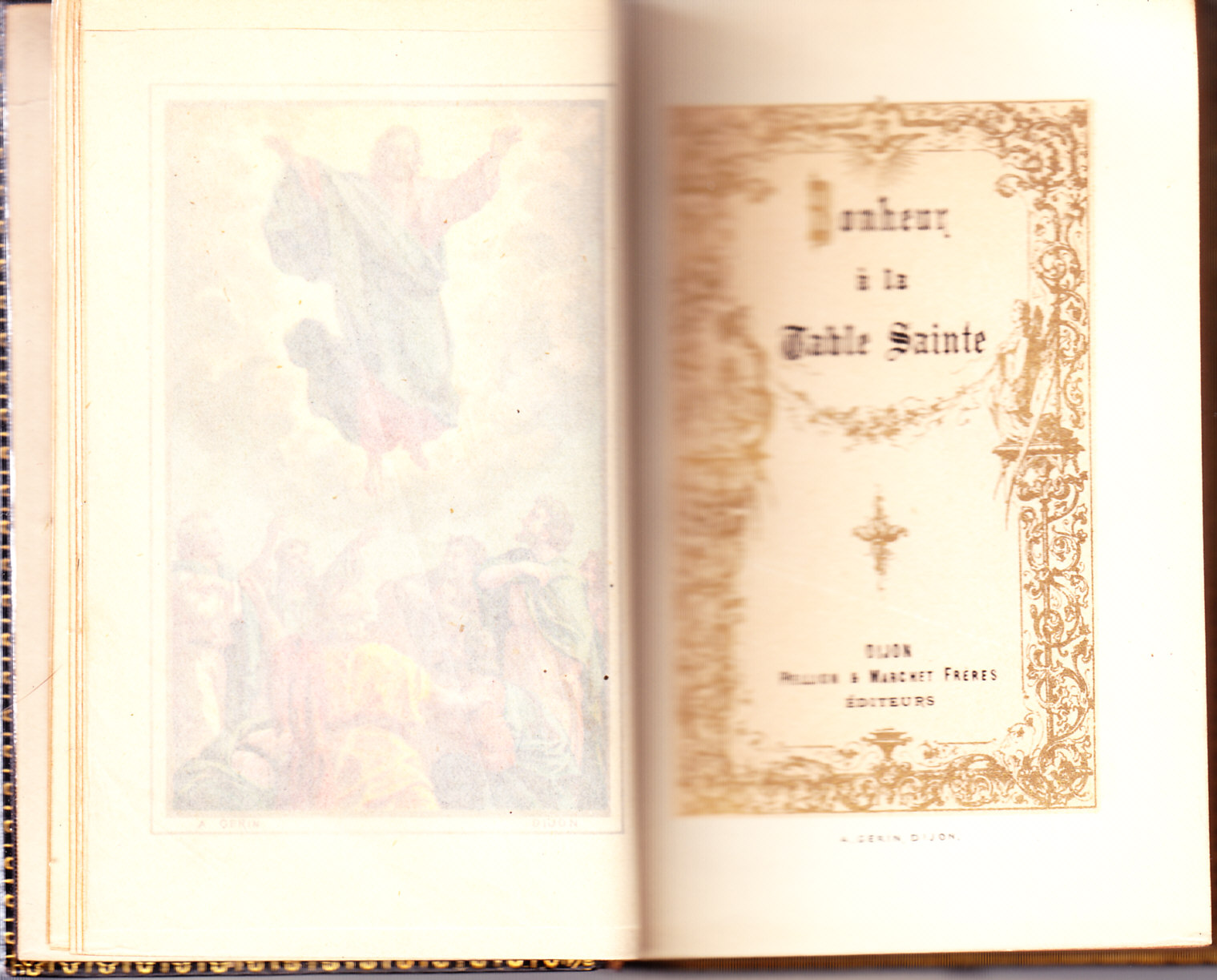 les missels de marie: Le bonheur à la table Sainte 1881