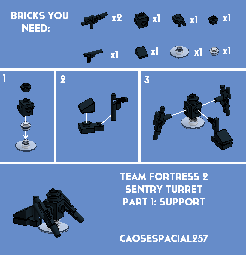 Caos Espacial: LEGO Team Fortress 2 - Sentry Turret