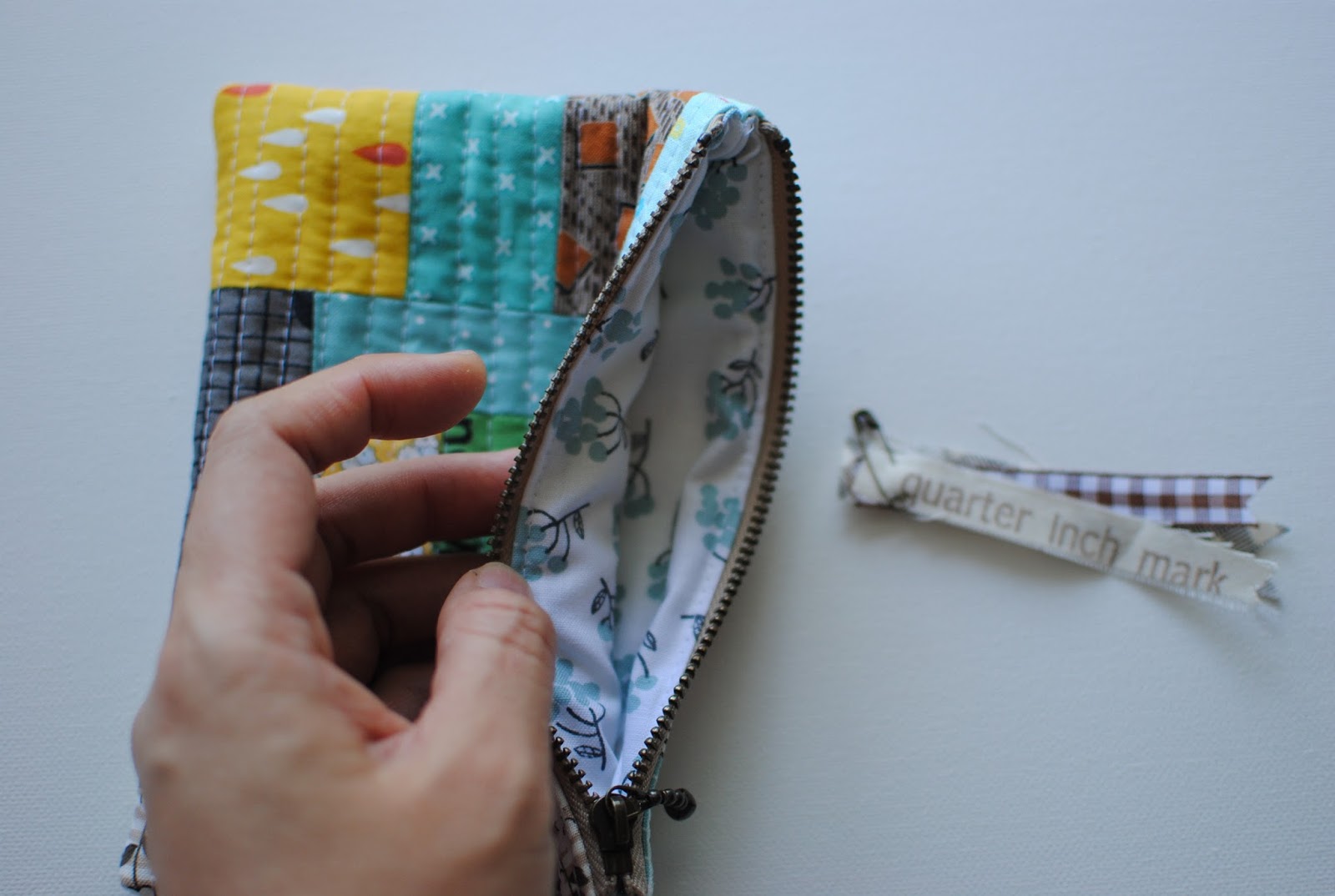 1/4" mark: Patchwork delight