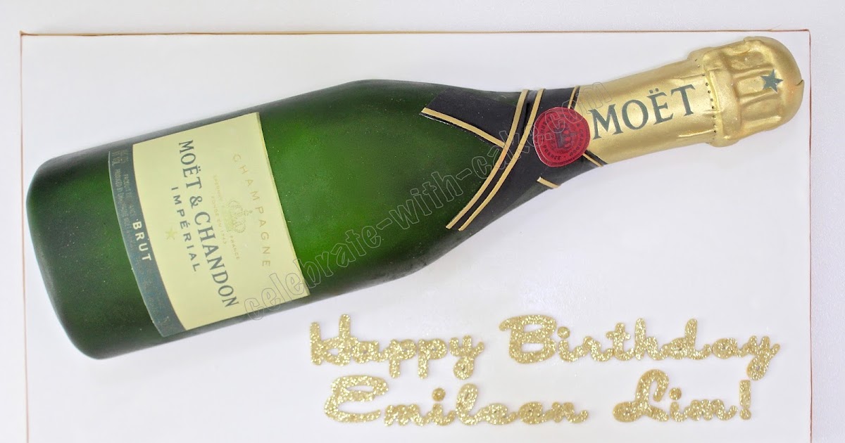 Celebrate with Cake!: Moet & Chandon Bottle Cake