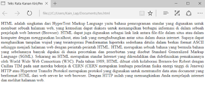 Cara Membuat Teks Rata Kiri, Kanan, Tengah, Penuh.