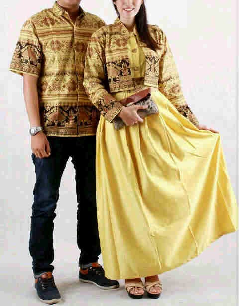 Model Gamis Batik Modern Prodo Asmat - Batik Bagoes Solo