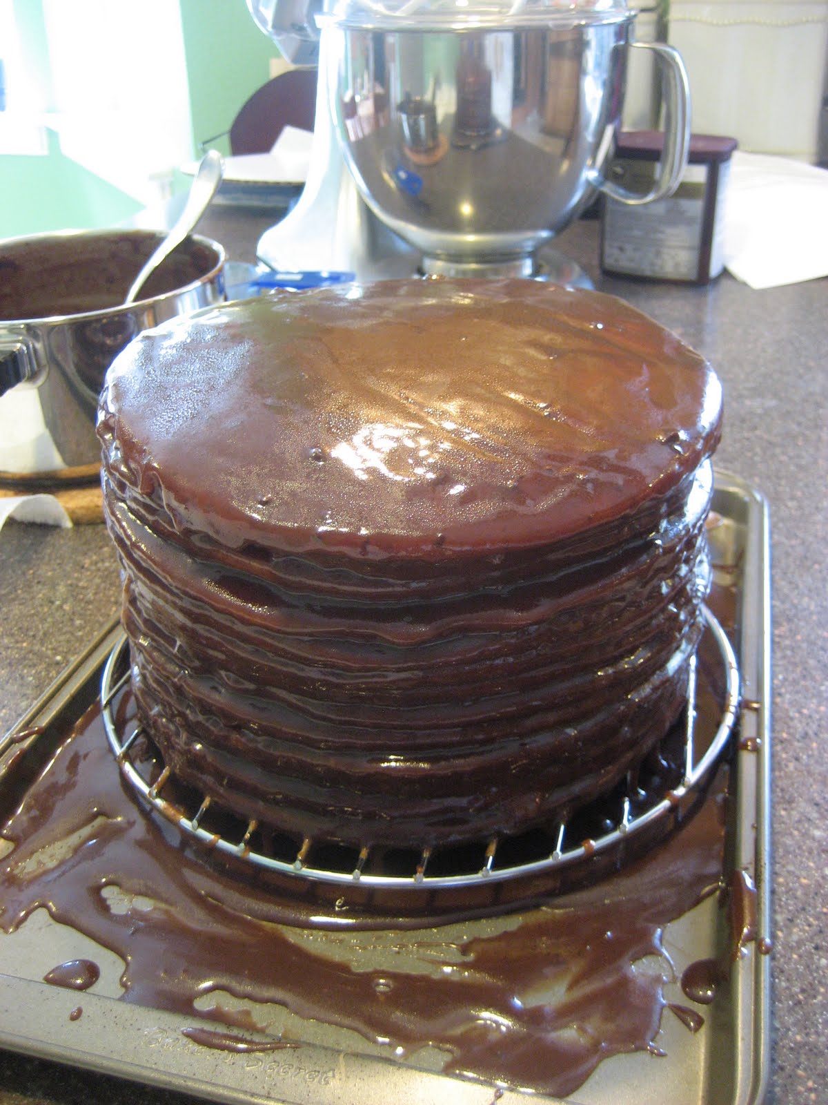Teacher, Baker, Gourmet Meal Maker: A 12-Layer Cake ~ An Amazing Dessert!