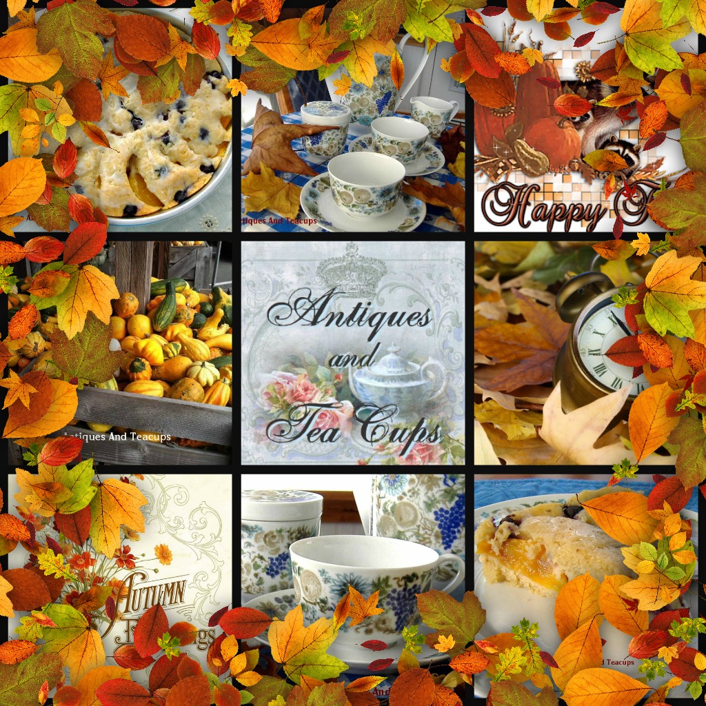 Antiques And Teacups: Tuesday Cuppa Tea, Welcome November, Peach ...