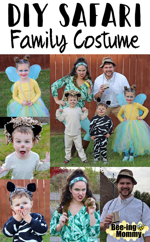 Safari Themed Family Halloween Costume