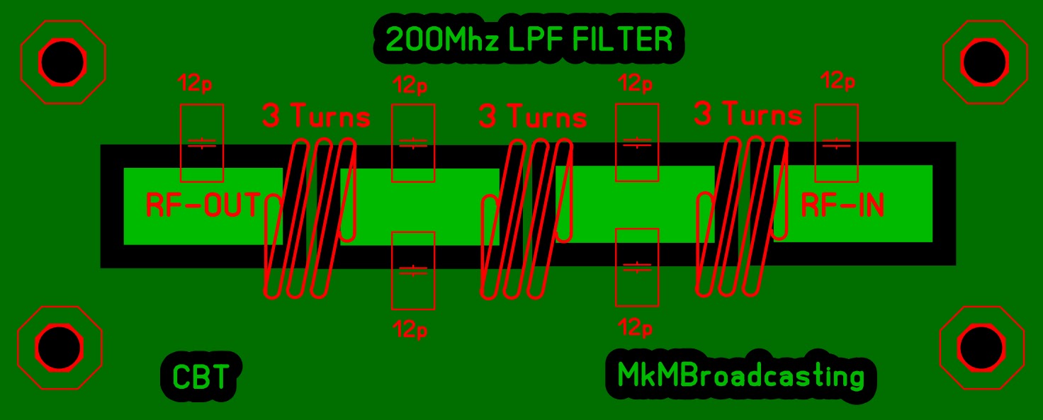 fm transmitters: CBT audio link lpf filter