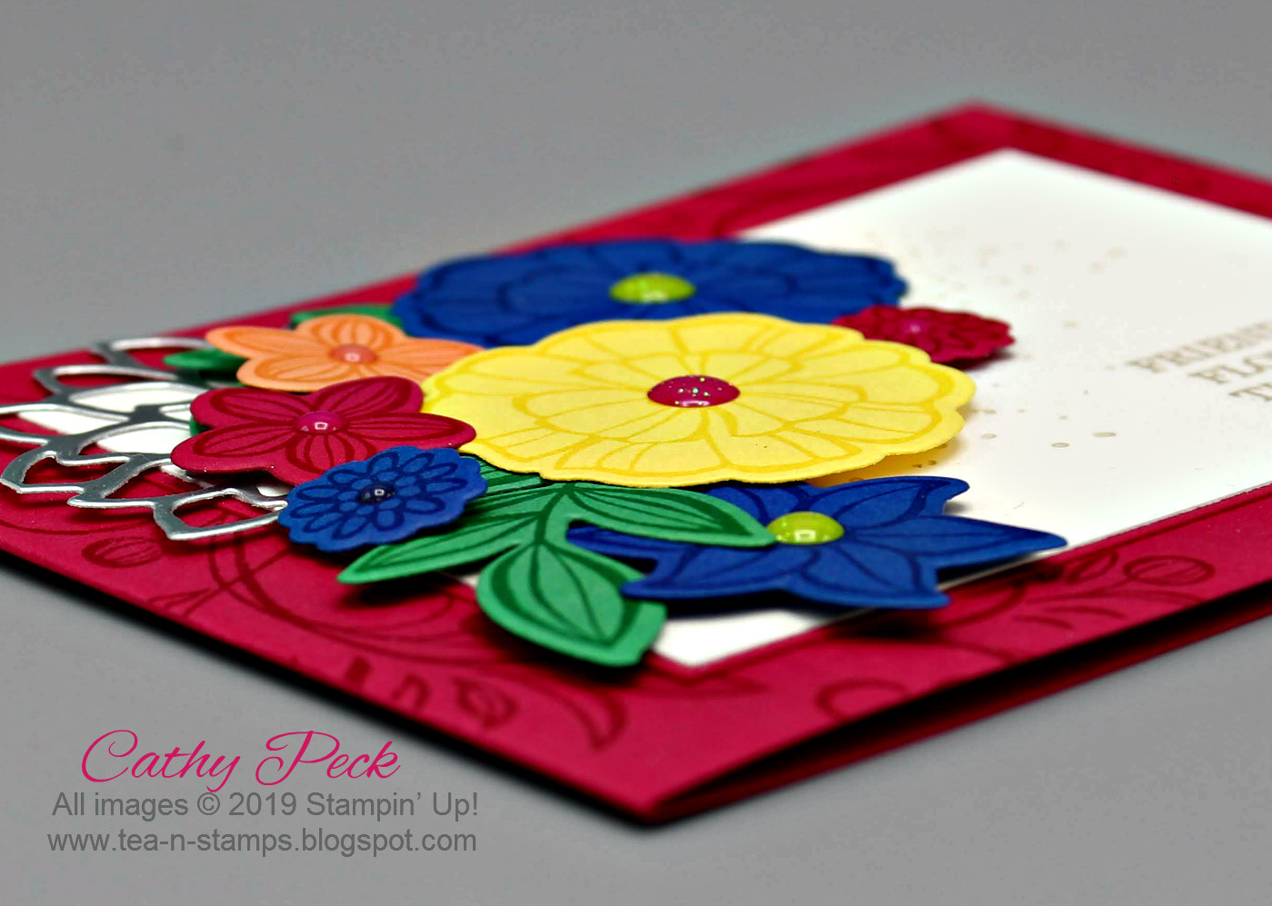 Tea and Stamps: May Flowers and 2018-2020 In Colors