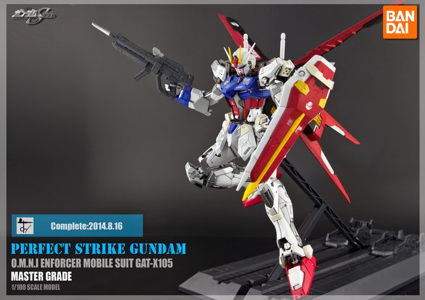 MG 1/100 Aile Strike Gundam "Perfect Strike" Ver. RM - Custom Build