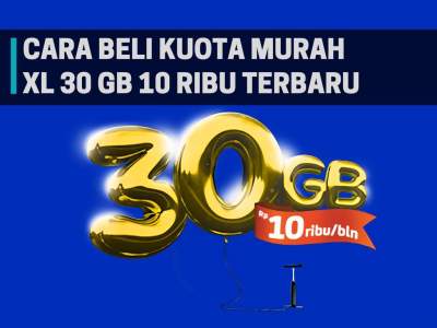Cara Membeli Kuota 30 GB XL Cuma 10 Ribu | TapTipe