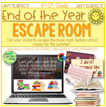 The Best End of the Year Activities for the Middle School English ...
