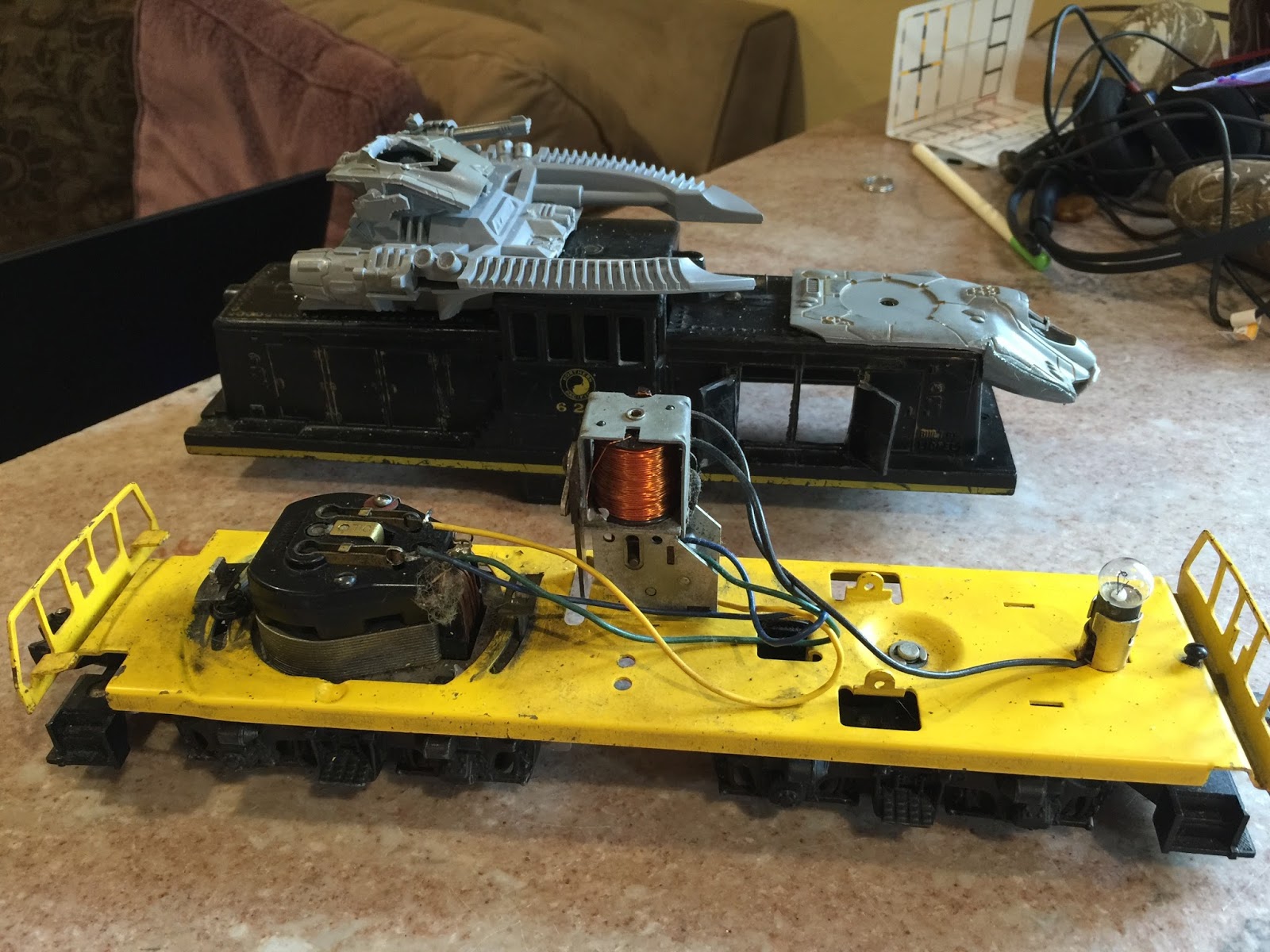 Battle Gaming One: Back to work on Da Pain Train (40K Ork Looted Wagon ...