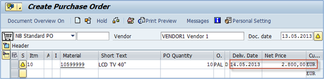 SAP MM Certification : How To Create A Purchase Order - Purchase
