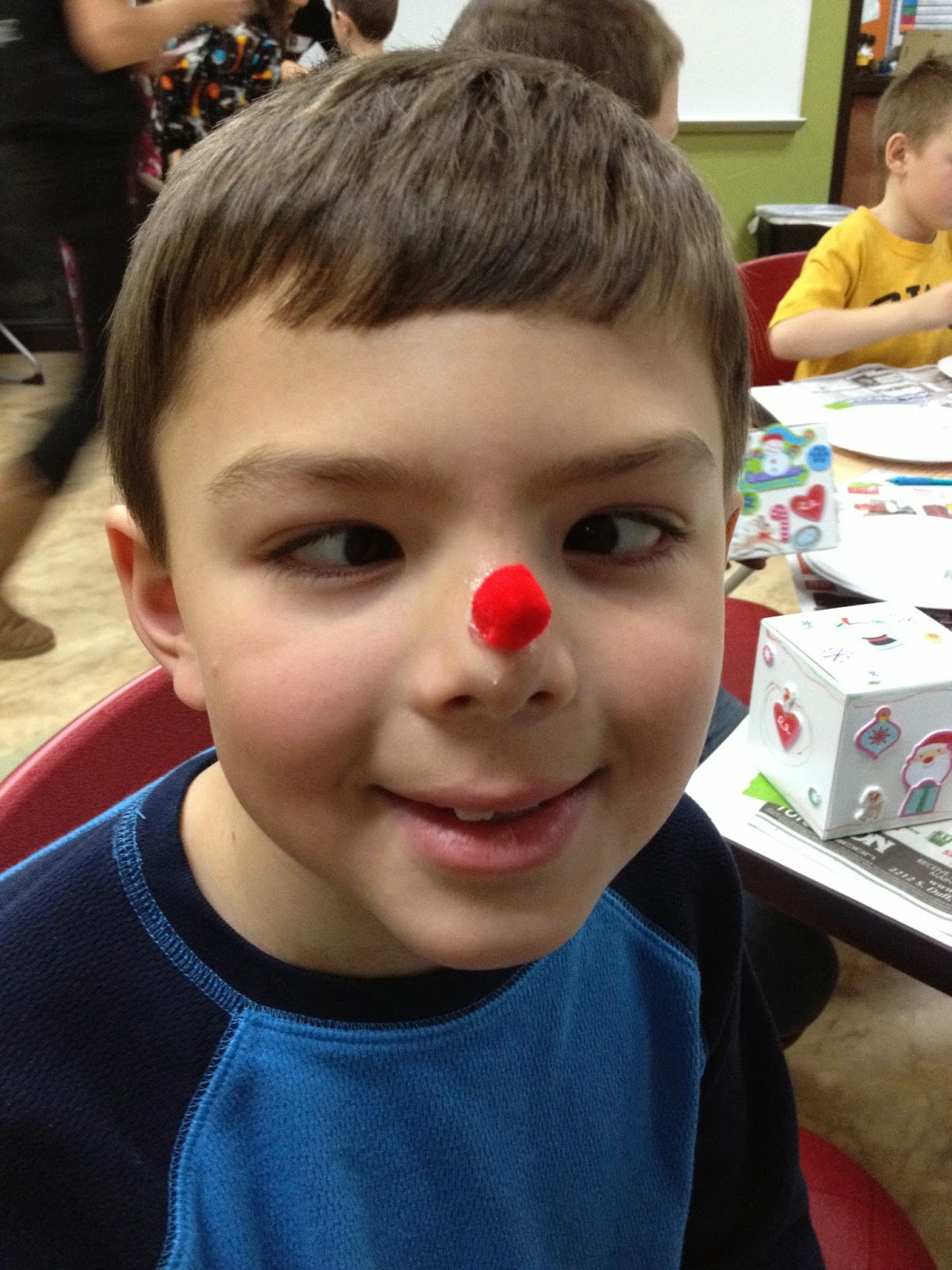 a blonde and 3 boys: Red Noses...