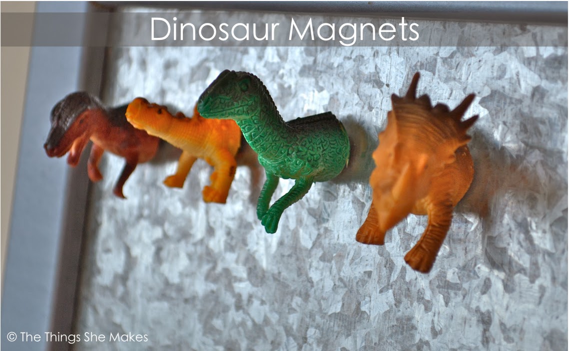 How to Make Dinosaur Magnets | The Things She Makes