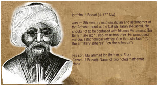 Scientica Islamica: (715- 777 CE)father(796-806) (son)Fazari FAMILY