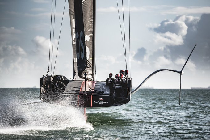 Britannia, l'AC75 du Team britannique Ineos pour l'America's Cup ...