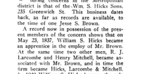 The Leadhead's Pencil Blog: The Early History of William S. Hicks