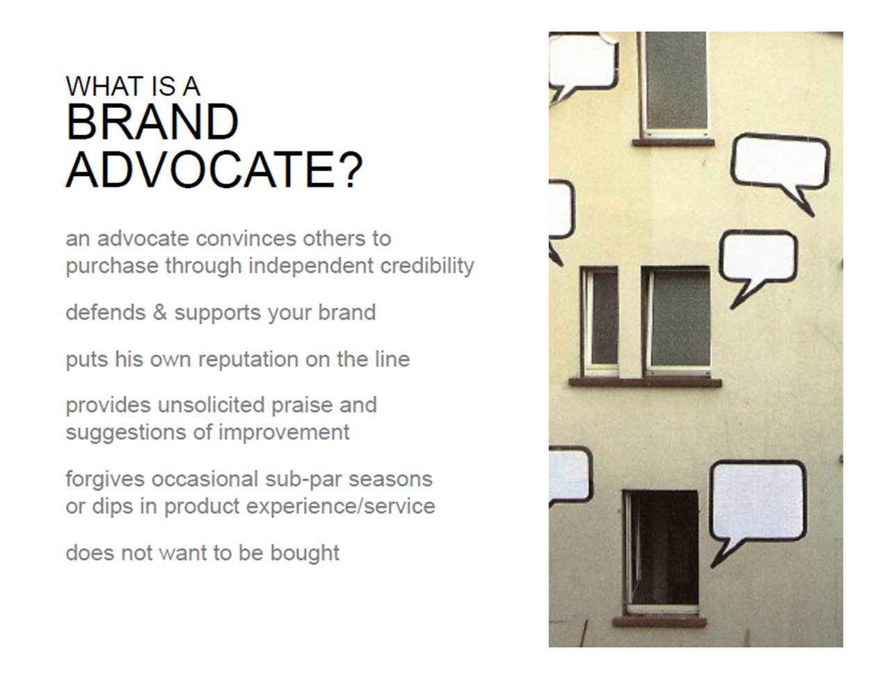 kate good: Quick! Name Your Top 5 Brand Advocates