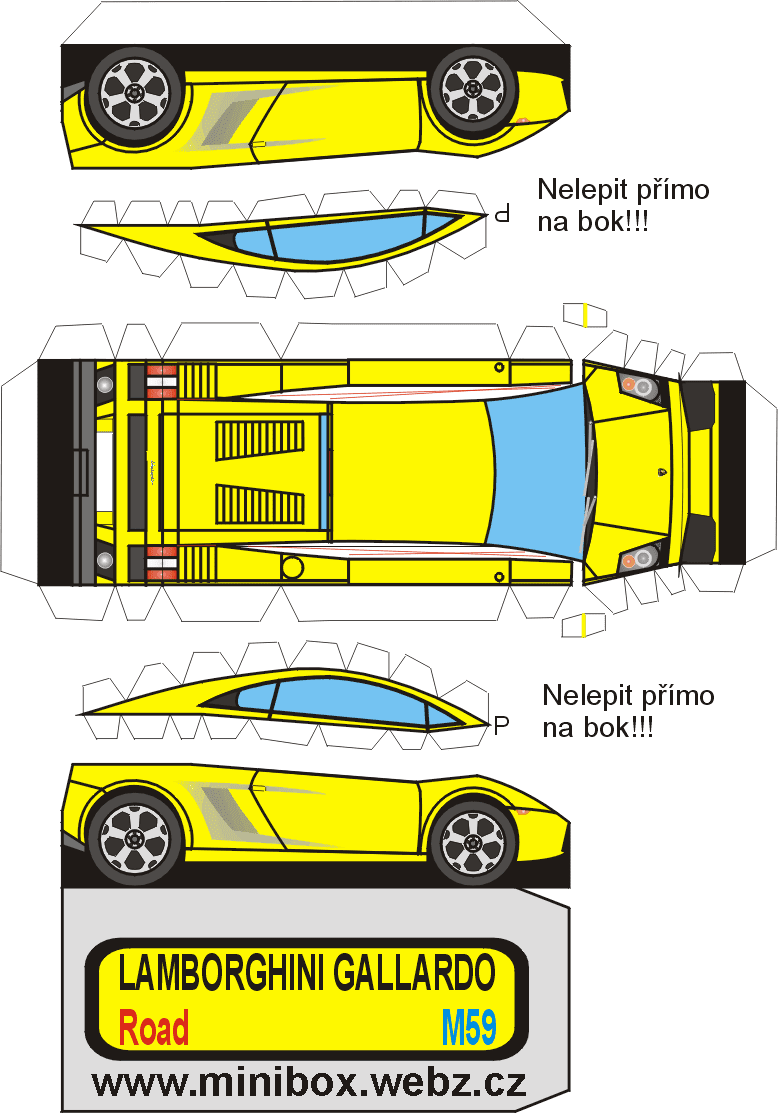 SP. Papel Modelismo: PaperCraft Lamborghini Gallardo
