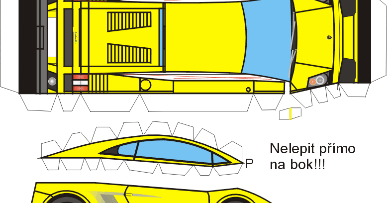 SP. Papel Modelismo: PaperCraft Lamborghini Gallardo