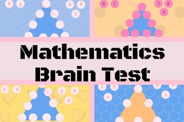 Teen Mathematics Brain Test: Circle Triangles