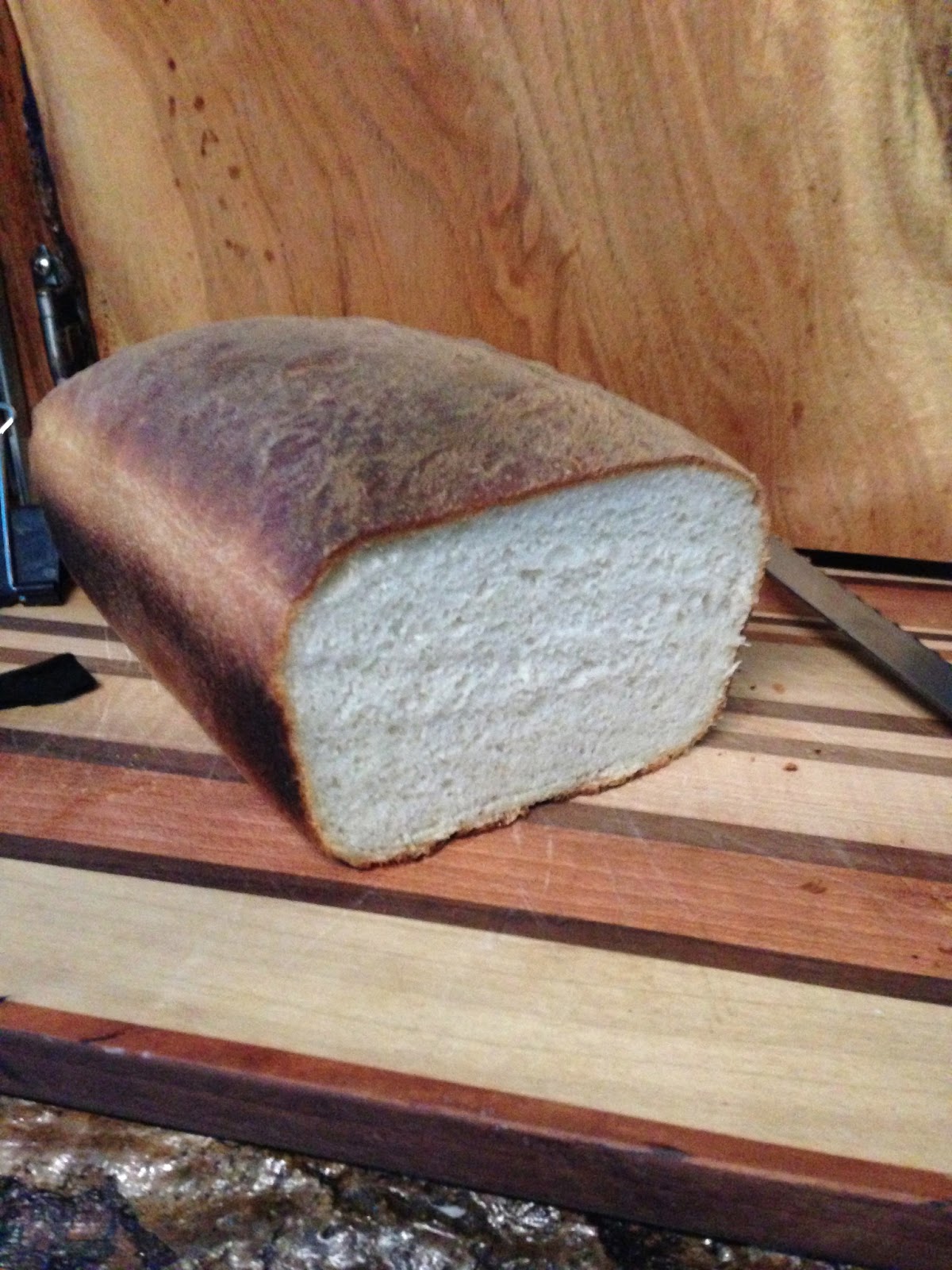 Alligator Teardrop: Bread baking while camping