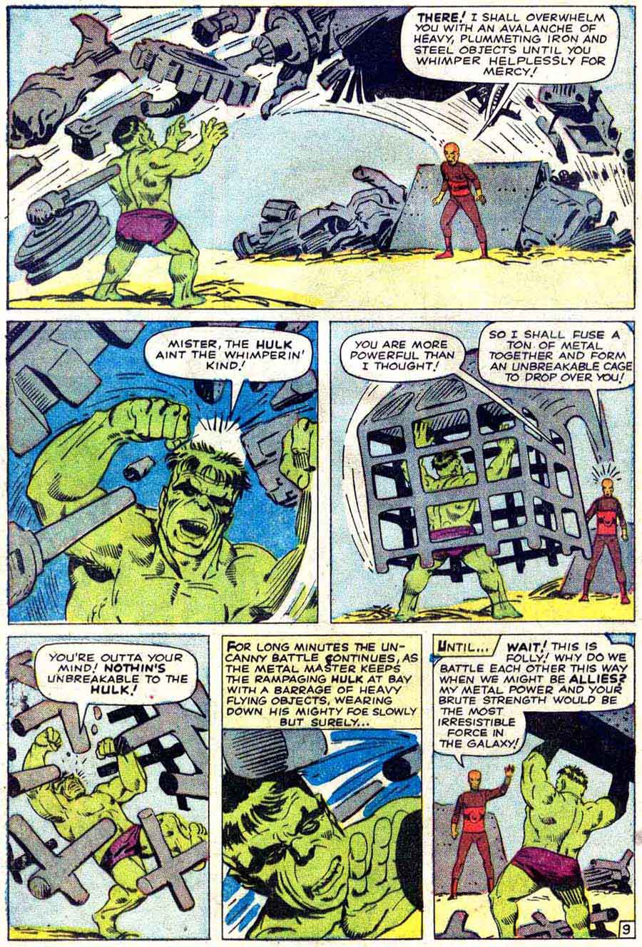 Rip Jagger's Dojo: The Incredible Hulk - The Metal Master!