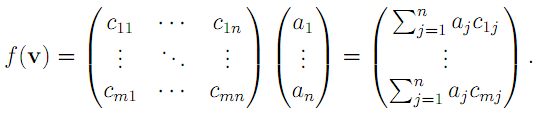 Linear Algebra: #6 Linear Mappings and Matrices | Physics Reference