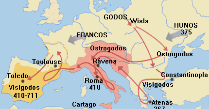 Los orígenes de los Godos ~ Aprenda historia de la humanidad