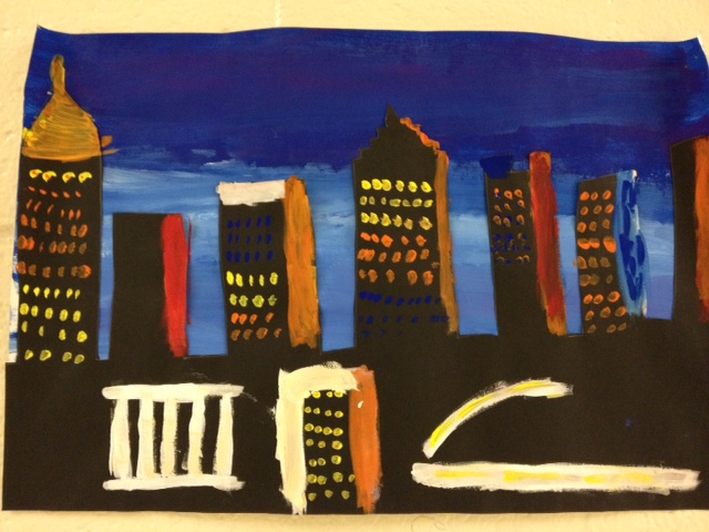 Elfers Art Room: 4th grade Cityscapes